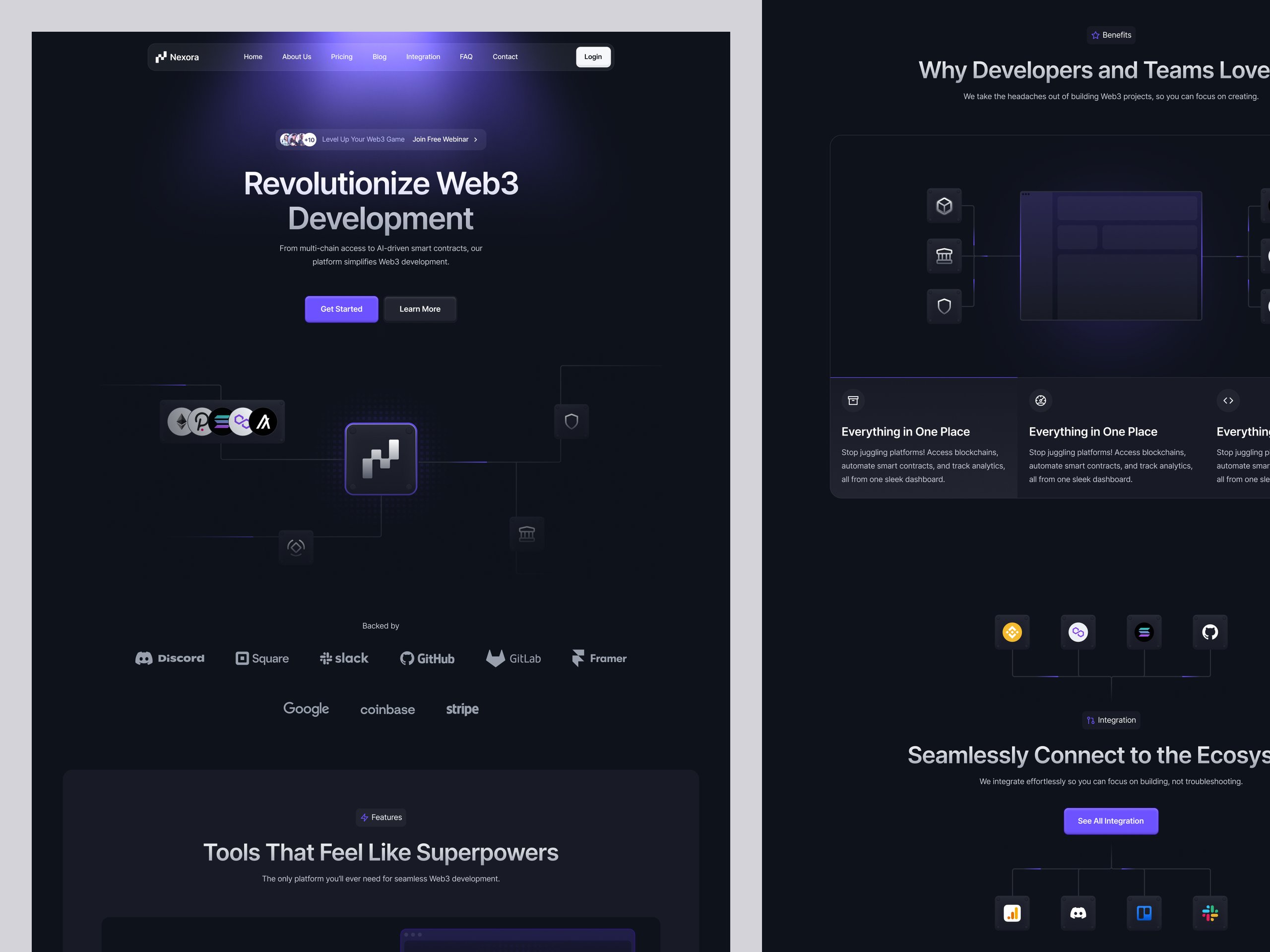 Nexora - Home Page by Unpixel Design | Layers